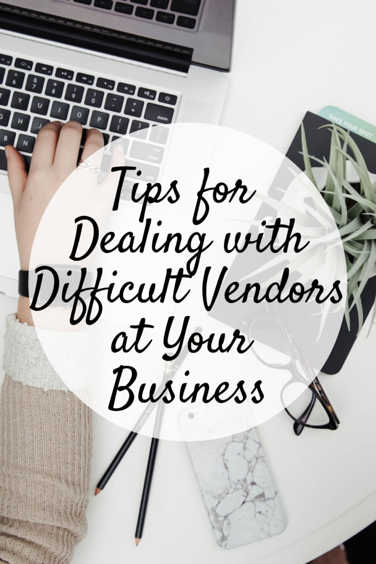 Tips For Dealing With Difficult Vendors At Your Business - Mom and More