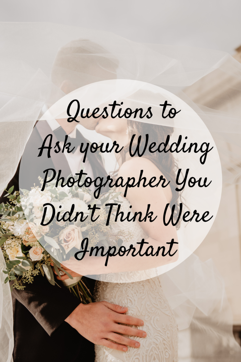 Questions to Ask your Wedding Photographer You Didn’t Think Were ...