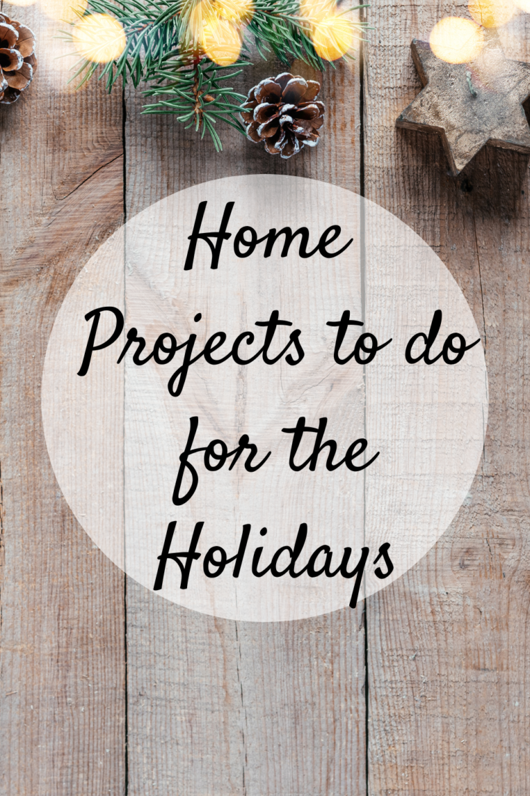 Home Projects to do for the Holidays - Mom and More